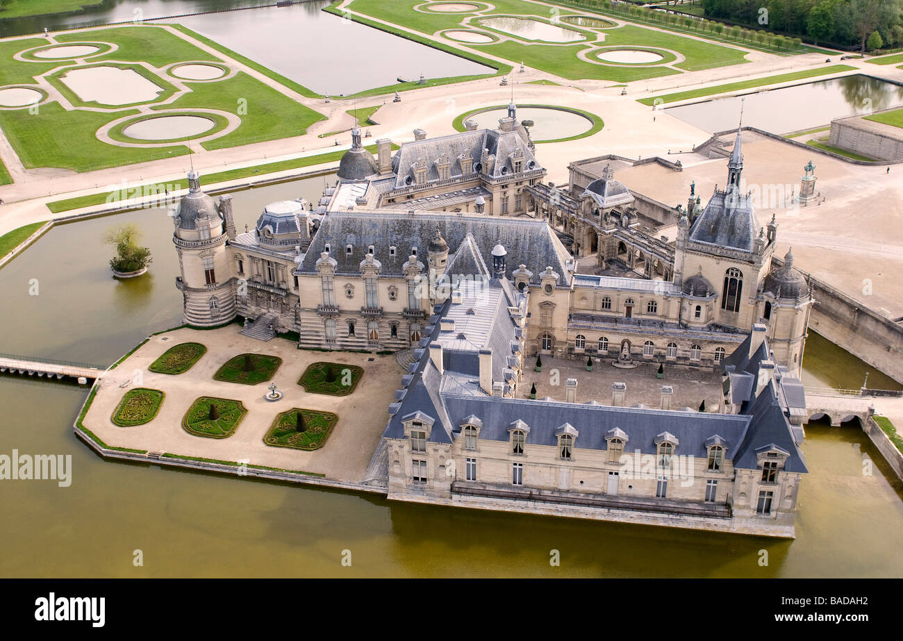 Chantilly france aerial hi-res stock photography and images - Alamy