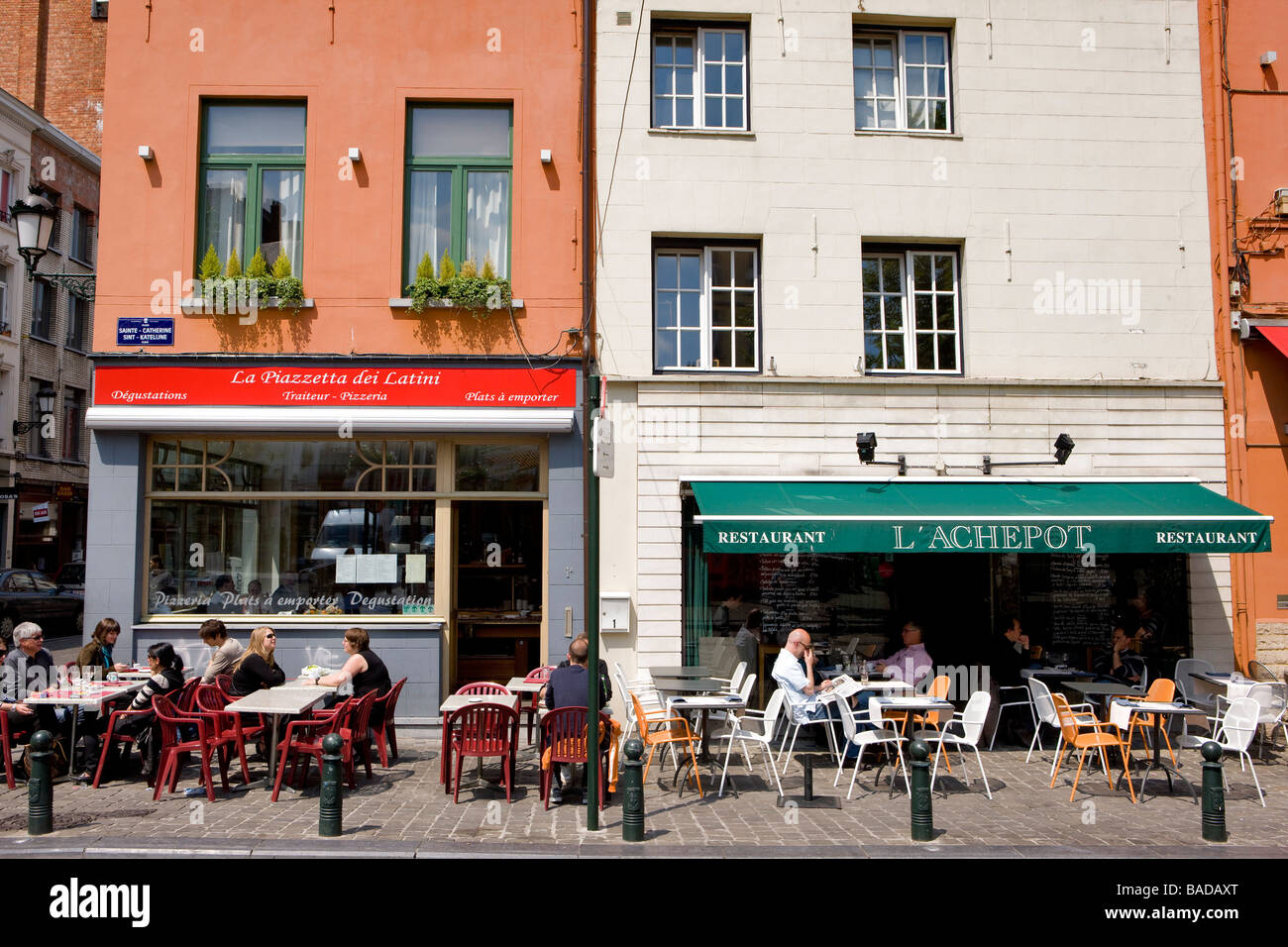 Place sainte catherine brussels hi-res stock photography and images - Alamy