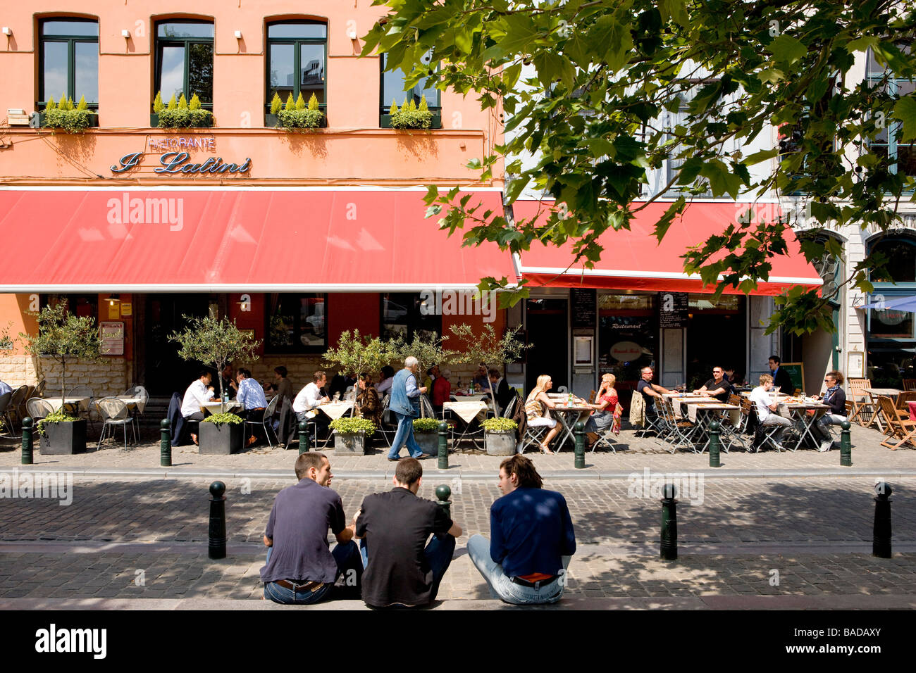 Belgium brussels place sainte catherine hi-res stock photography and ...