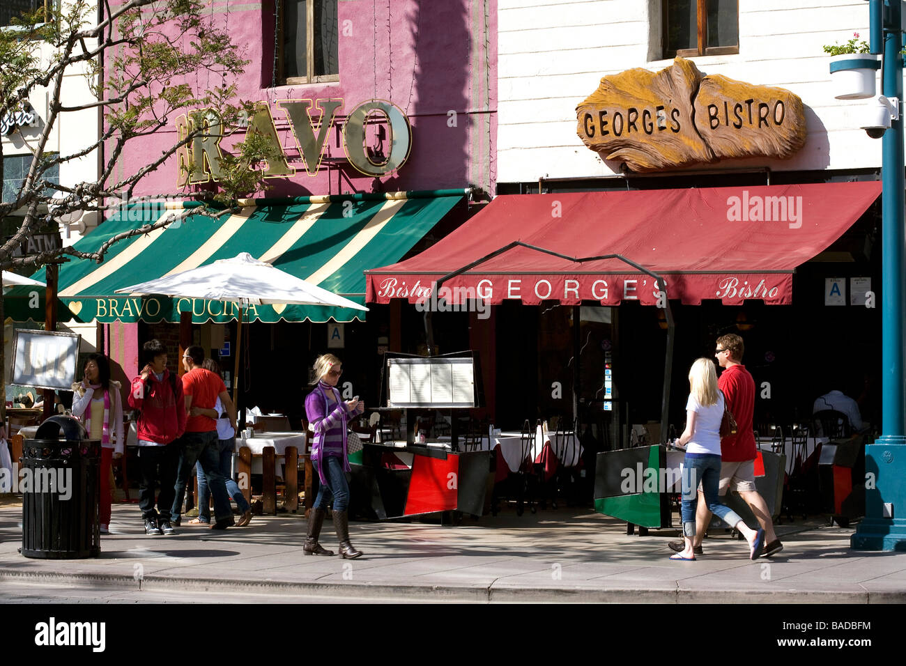 United States, California, Los Angeles, Santa Monica, 3rd street ...