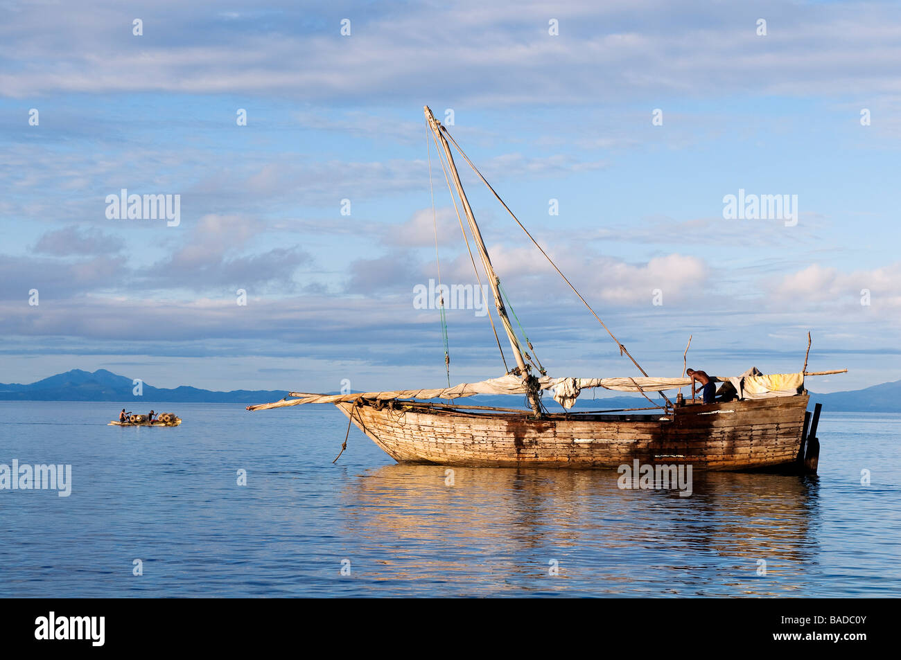 Madagascar, North-West region, a traditional boat Stock Photo - Alamy