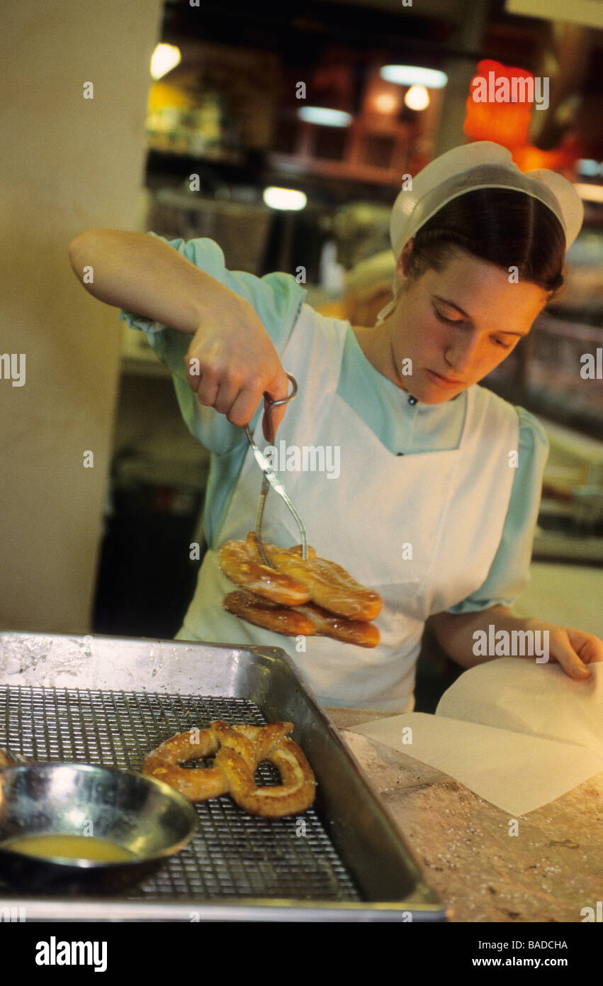 Amish Woman Cooking