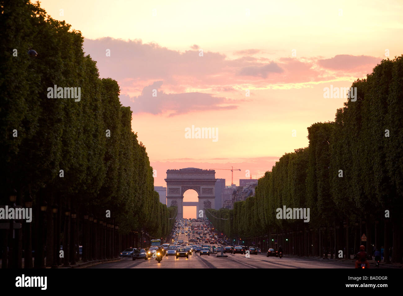 France, Paris, Champs Elysees Stock Photo - Alamy