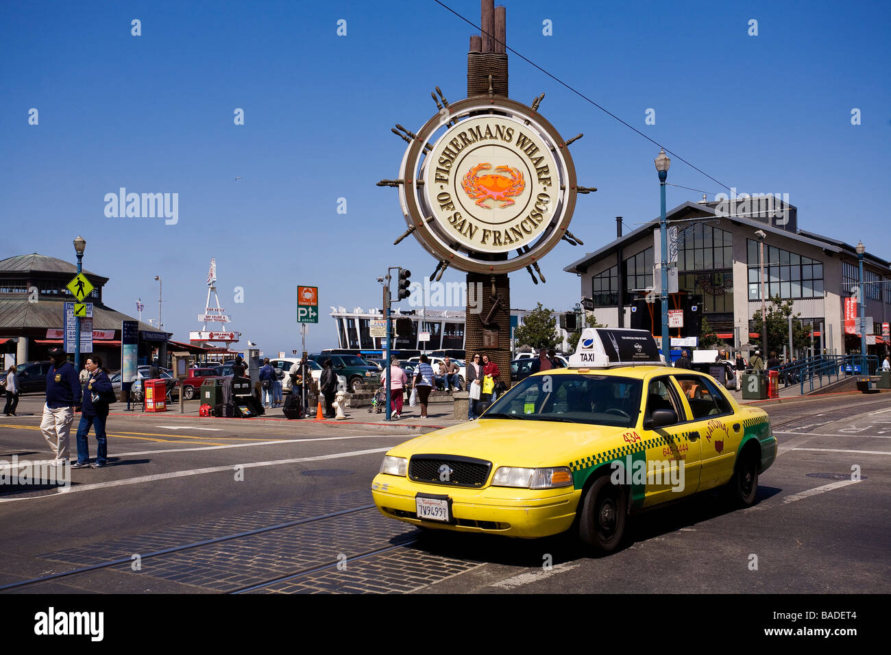 United States, California, San Francisco, Fisherman's Wharf, bus Stock ...