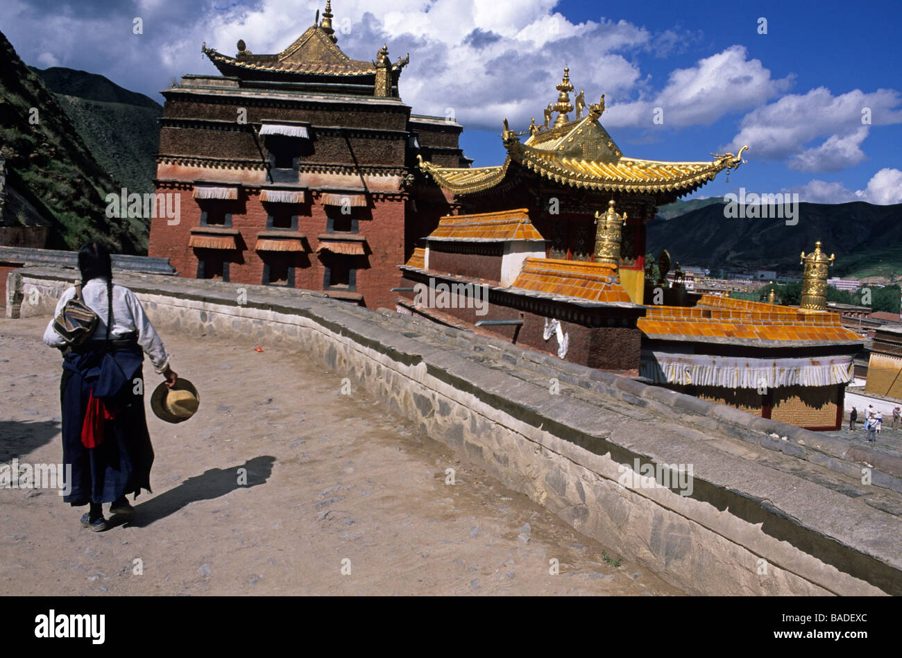 China, Gansu Province, Xiahe, Labrang tibetan monastery (Labuleng Si ...
