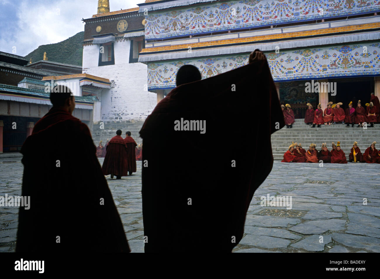 China, Gansu Province, Xiahe, Labrang tibetan monastery (Labuleng Si ...