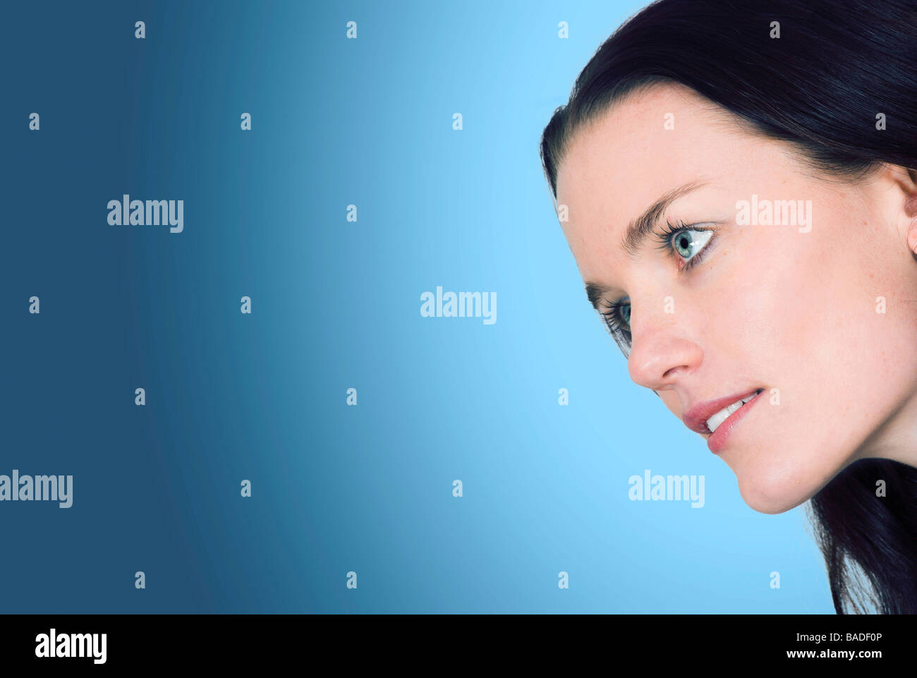 Face to right Stock Photo - Alamy