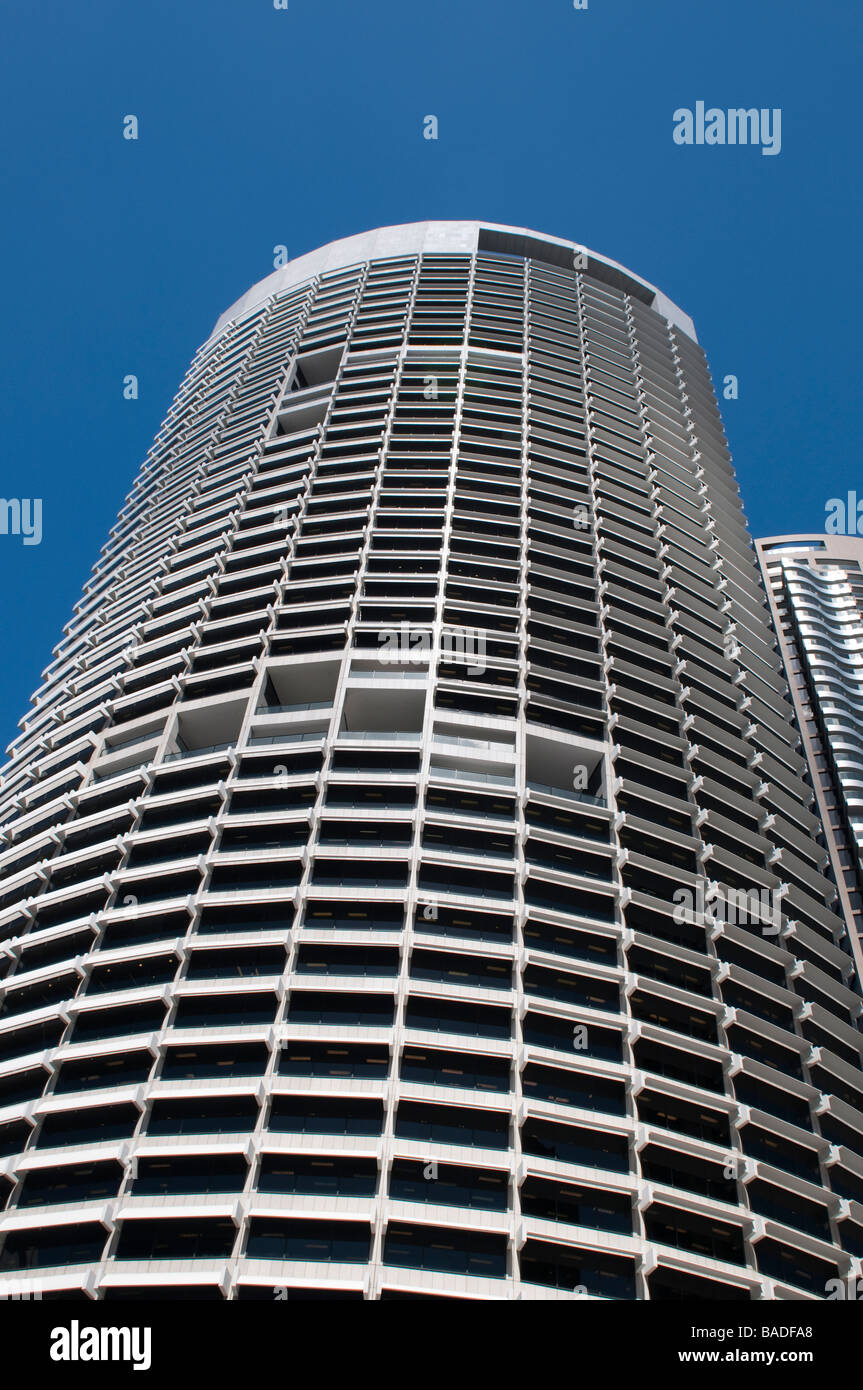Modern high rise buildings on George Street Central Business District ...