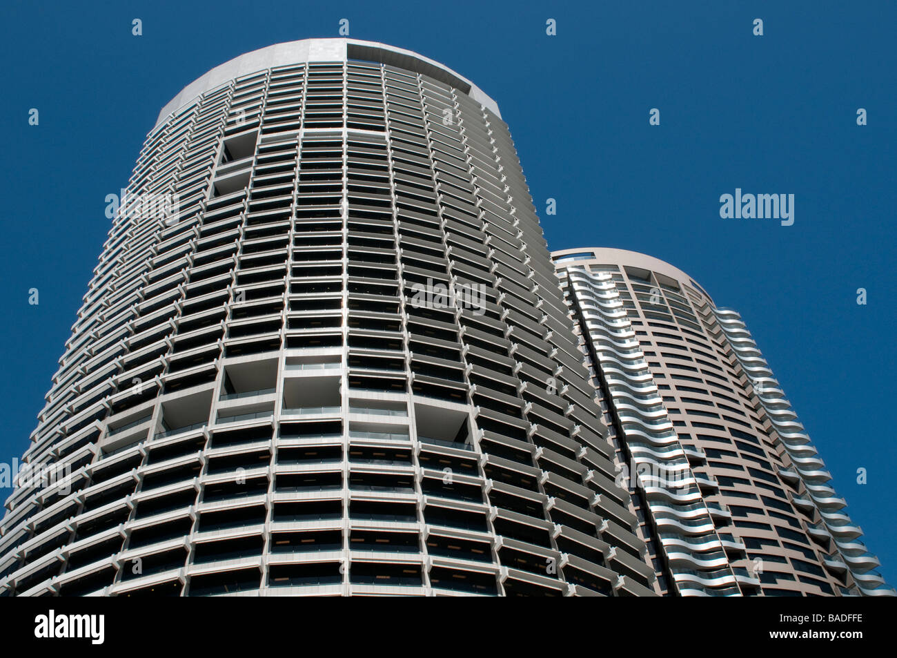 Modern high rise buildings on George Street Central Business District ...