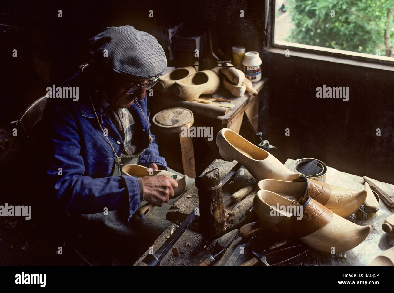 France, Ariege, Audressein, a clog factory Stock Photo - Alamy