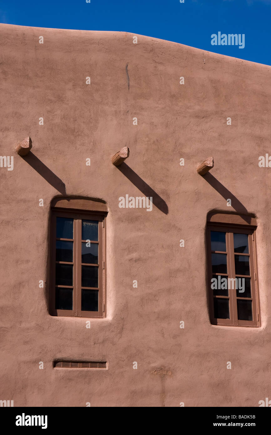 Santa Fe building facade against the blue sky Stock Photo - Alamy