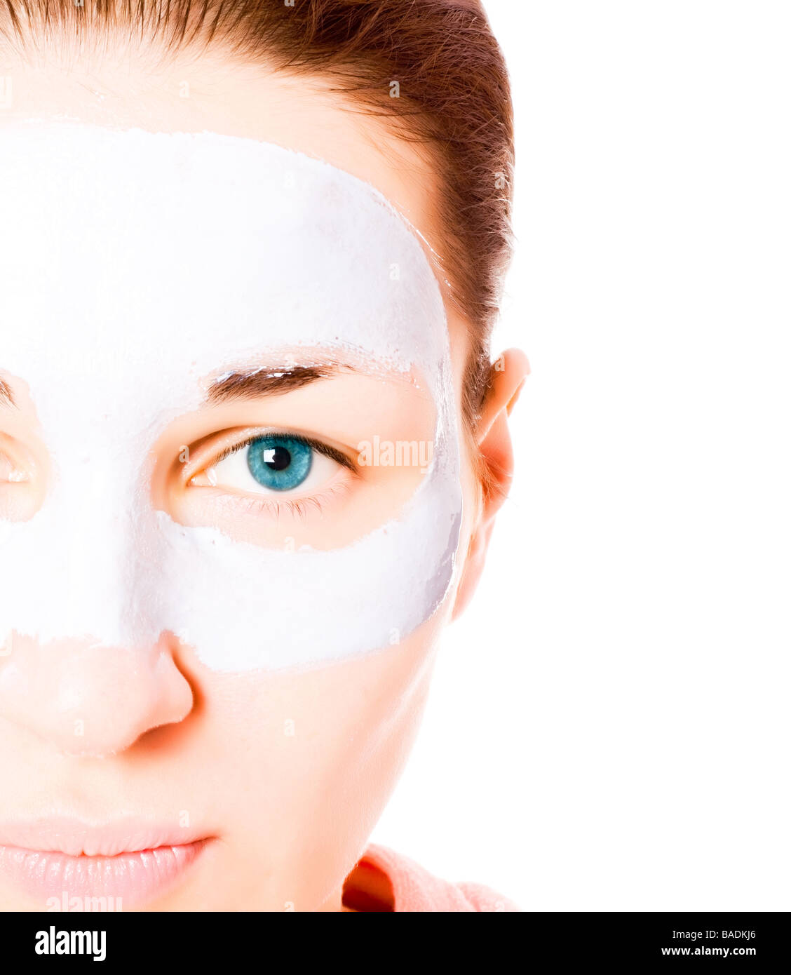 Girl with face mask Stock Photo - Alamy