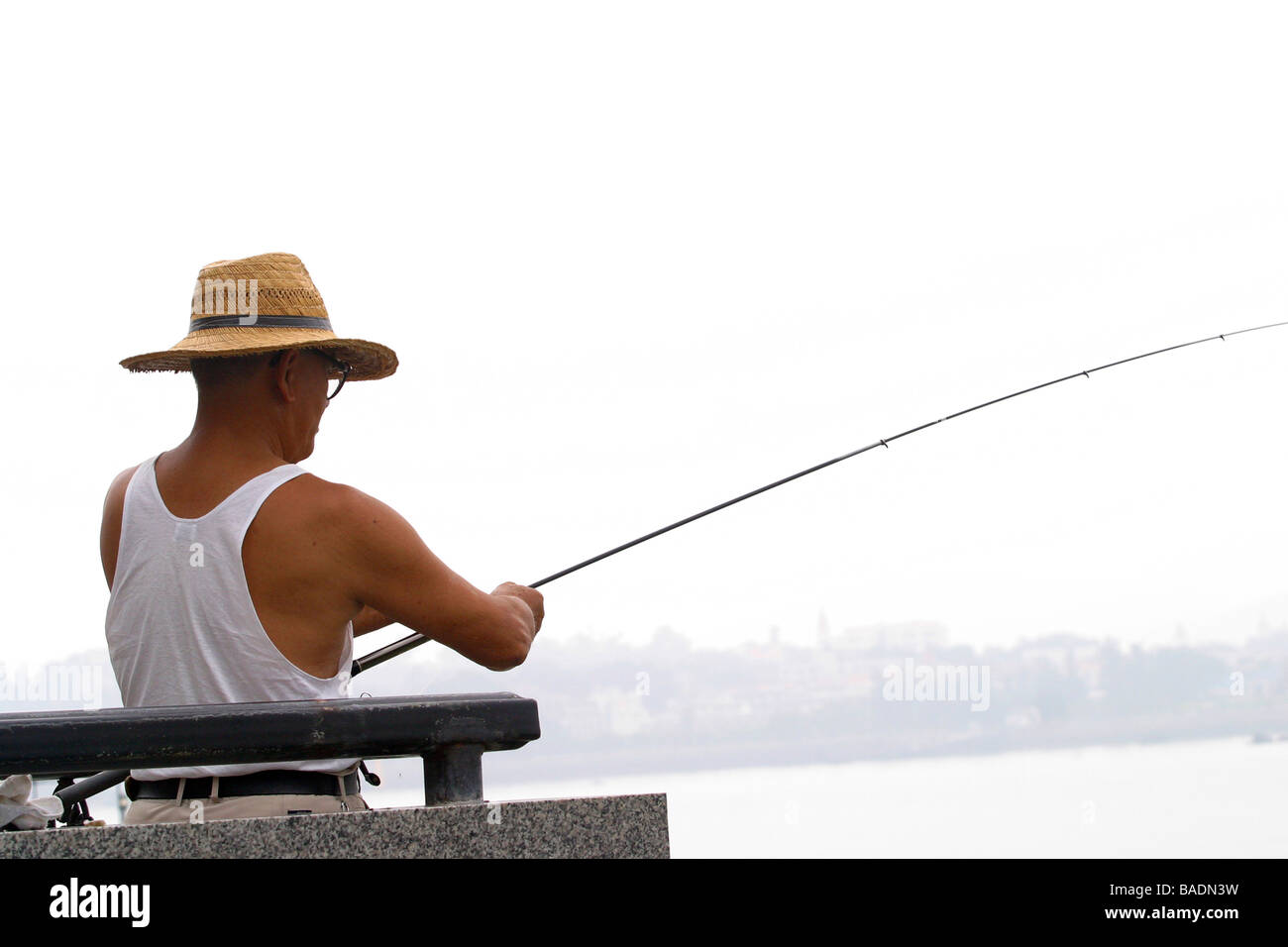 Alone fishing hi-res stock photography and images - Alamy