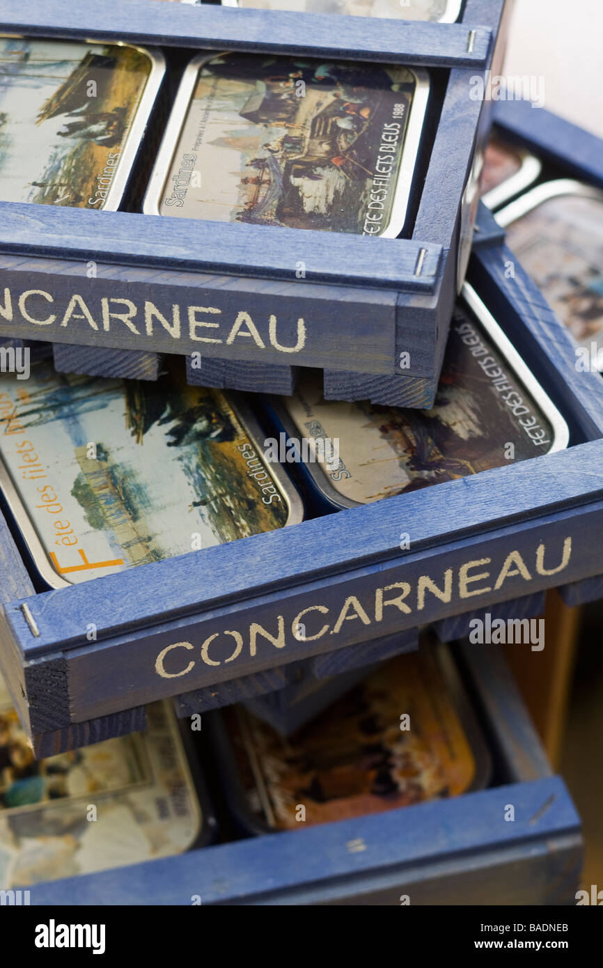 France, Finistere, Concarneau, Gonidec sardine cannery, Les Mouettes d ...