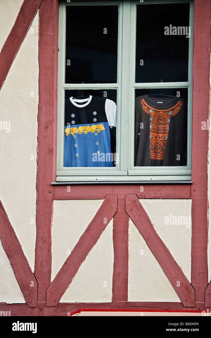 France, Finistere, Concarneau, Ville Close, traditional Brittany ...