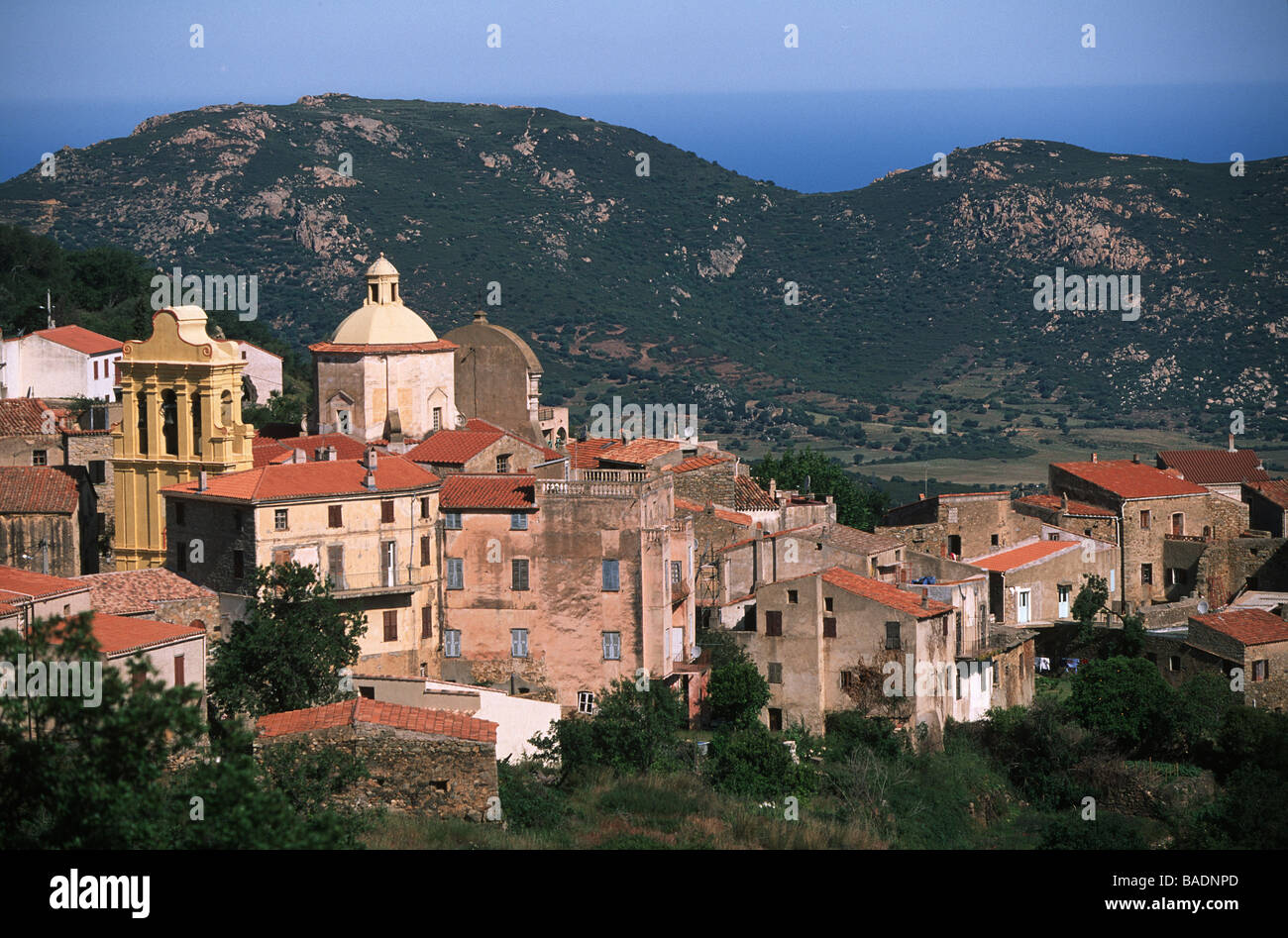 France, Haute Corse, Balagne, Cateri, mountain village Stock Photo - Alamy