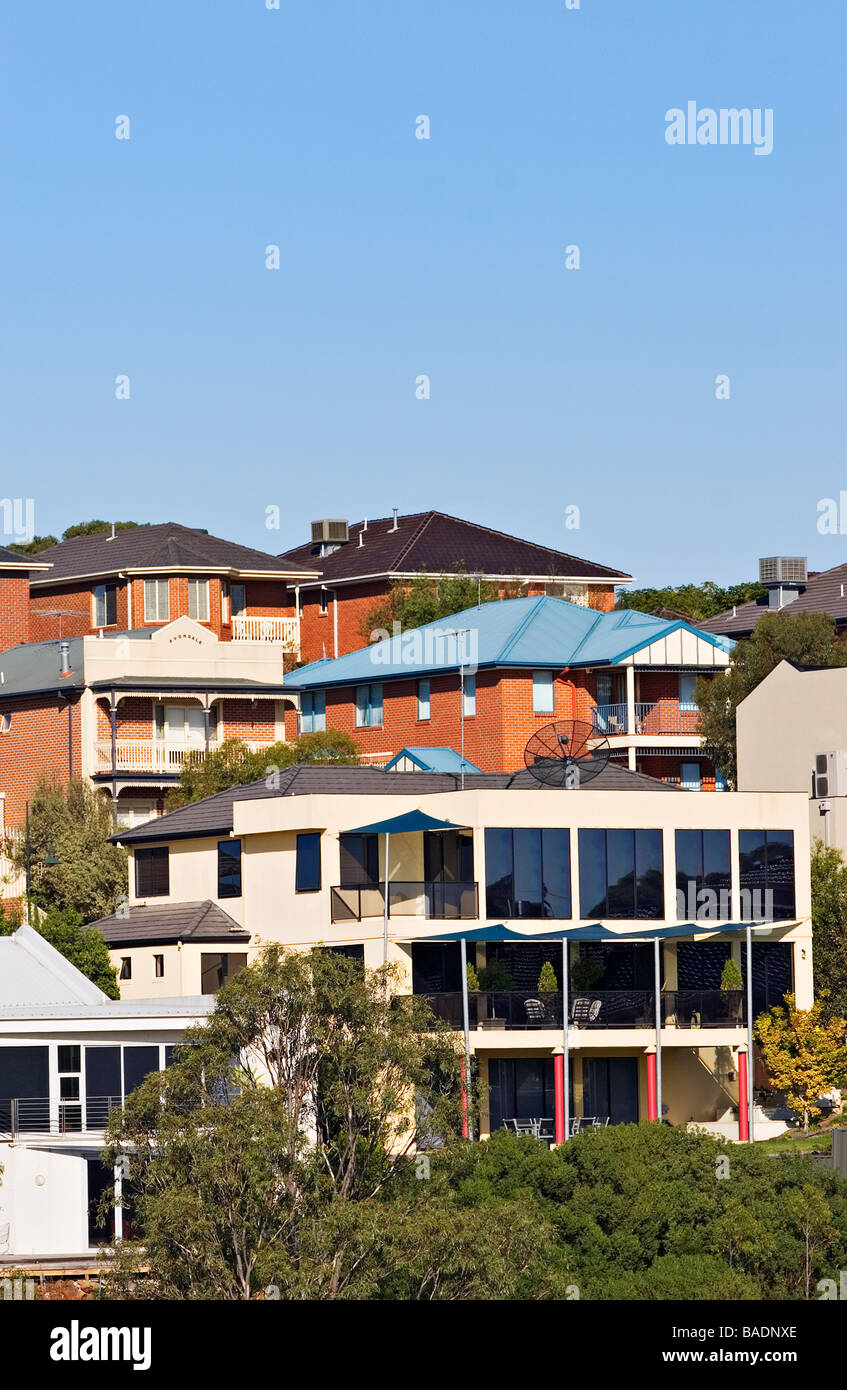 Residential Homes / Australian homes on an housing estate.The location ...