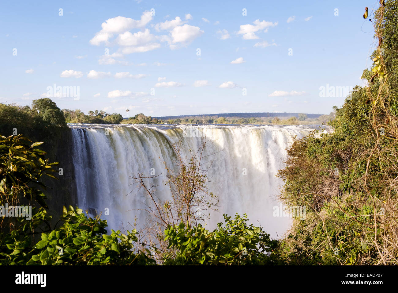Zimbabwe, Matabeleland North province, the Zambezi River at Victoria ...