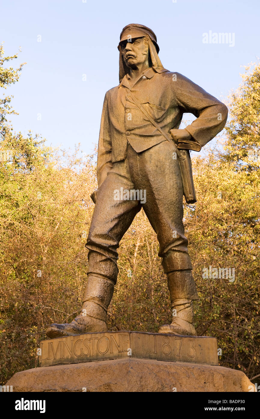 Zimbabwe, Matabeleland North Province, David Livingstone statue at the ...