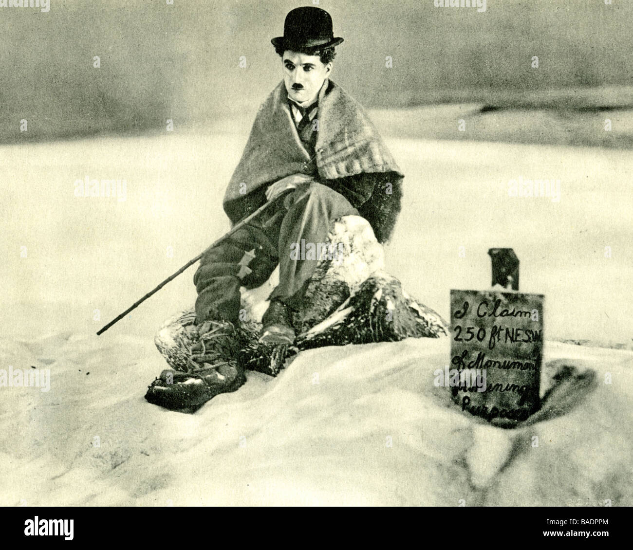 THE GOLD RUSH 1925 silent film with Charlie Chaplin Stock Photo - Alamy