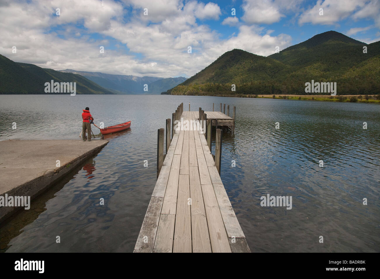 Lake Rotoroa Nelson lakes National Park New Zealand Stock Photo - Alamy