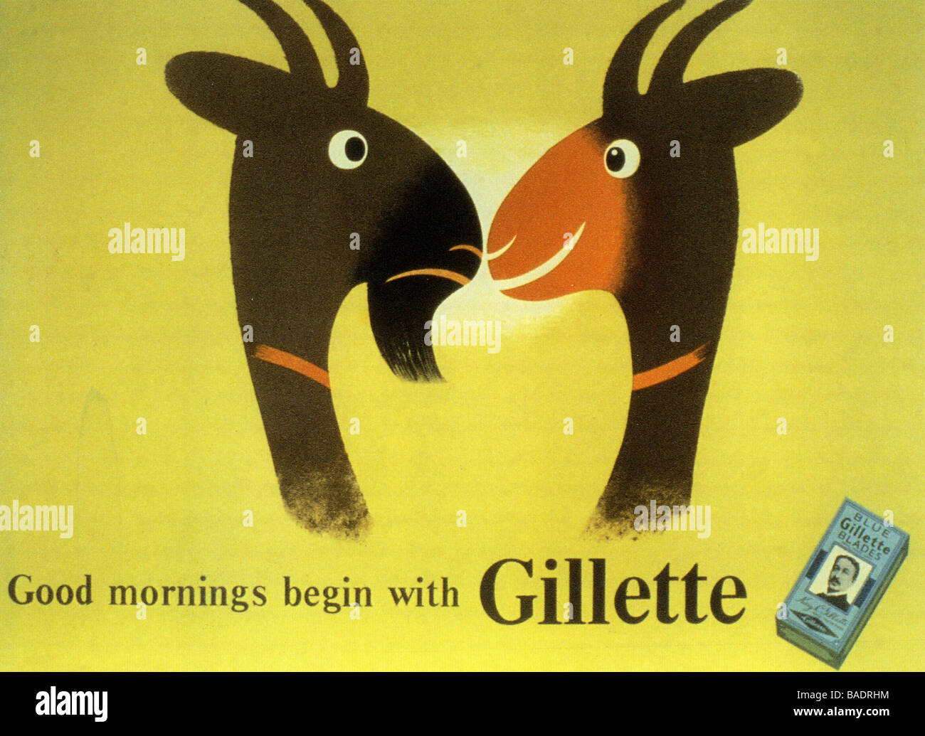 Gillette advert hi-res stock photography and images - Alamy