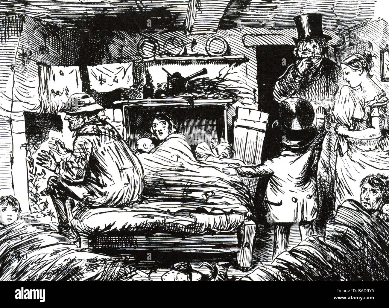 ENGLISH AGRICULTURAL labourers living in very poor conditions in the ...