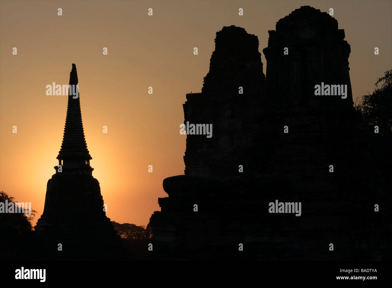 Silhouette Buildings Sky Sunset Architecture High Resolution Stock ...