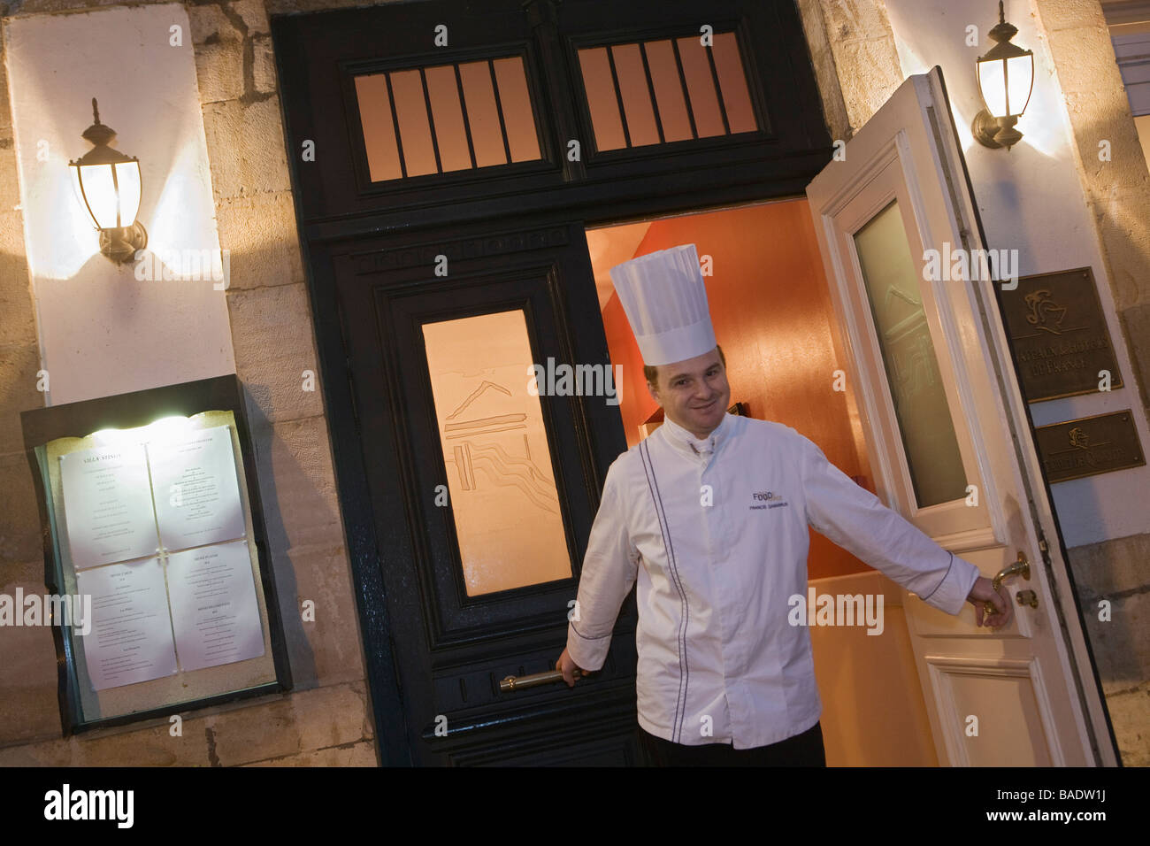 France, Landes, Saubusse, La Villa Sting Restaurant, chef Didier ...
