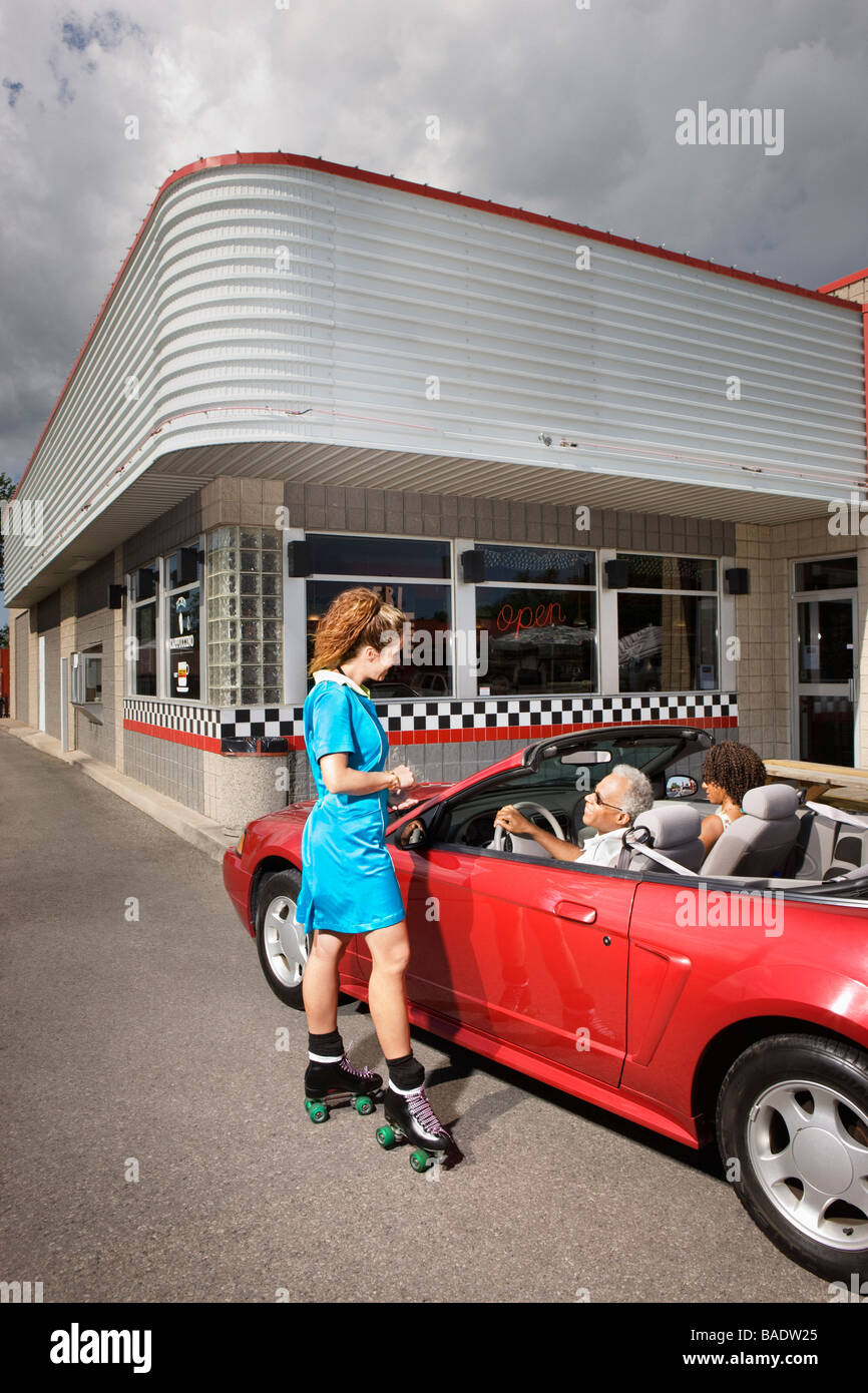 Waitress 1950s hi-res stock photography and images - Alamy