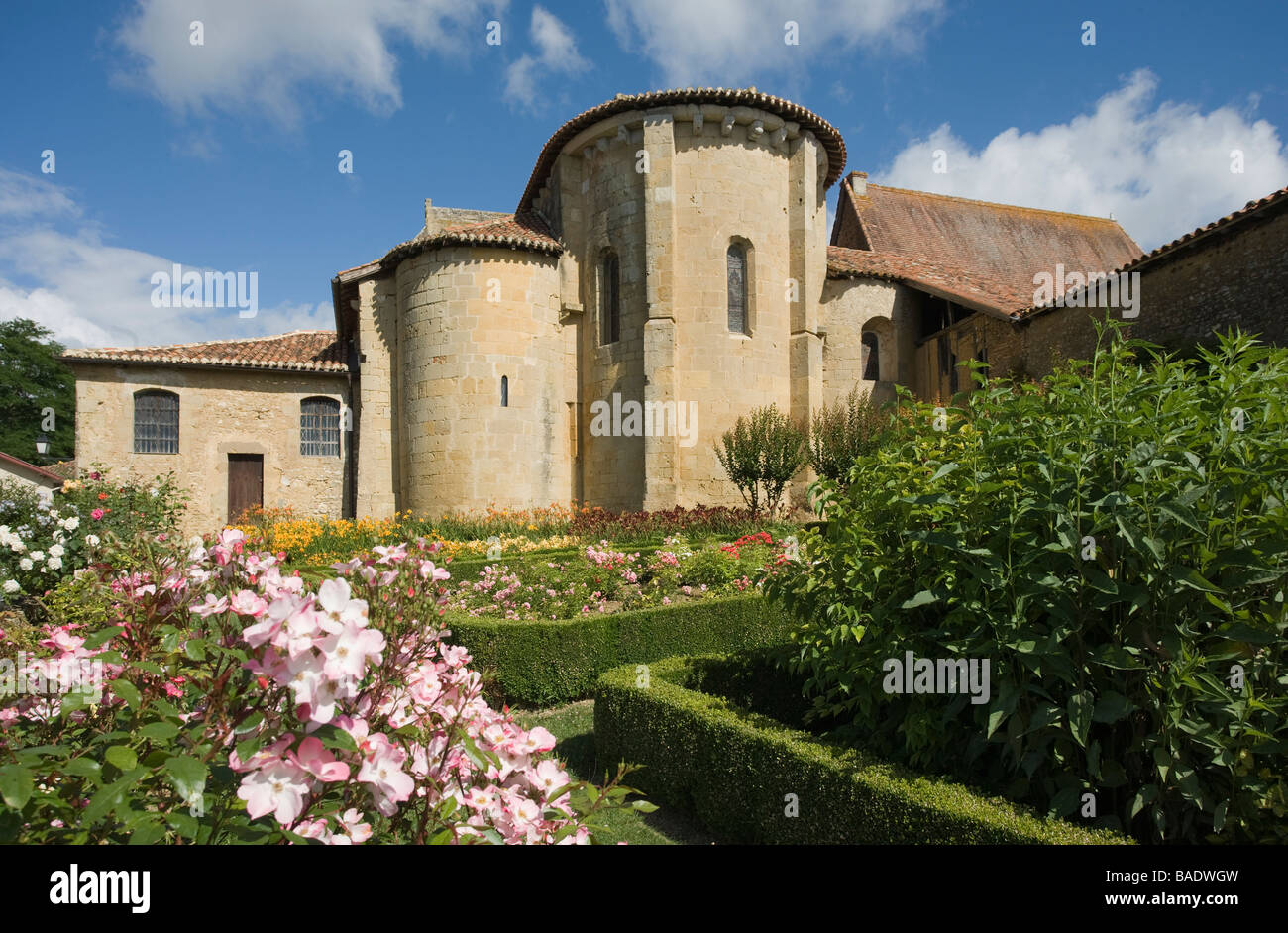France, Landes, Pimbo, village and former collegiate church, Saint ...