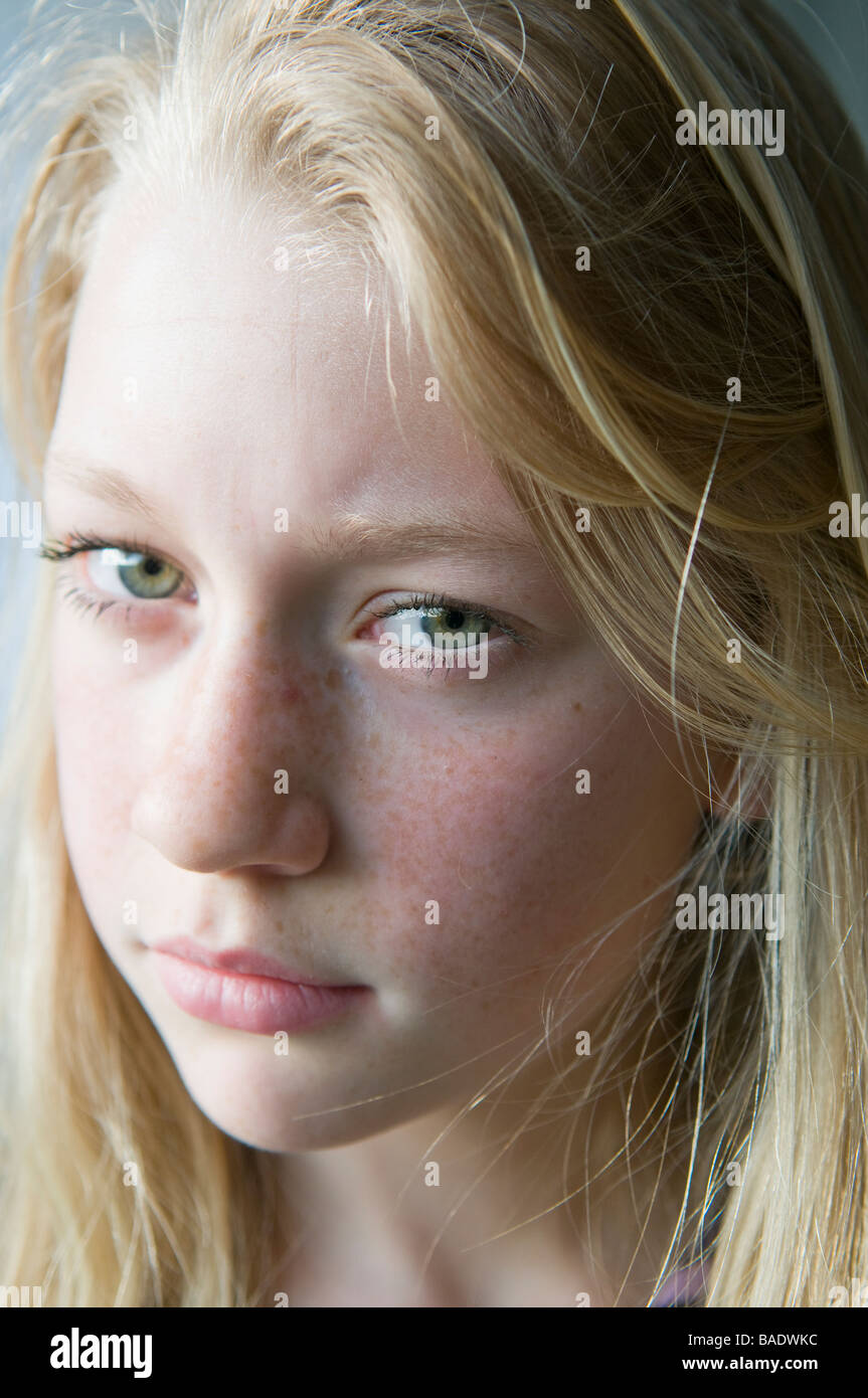 Disaffected young girl Stock Photo - Alamy