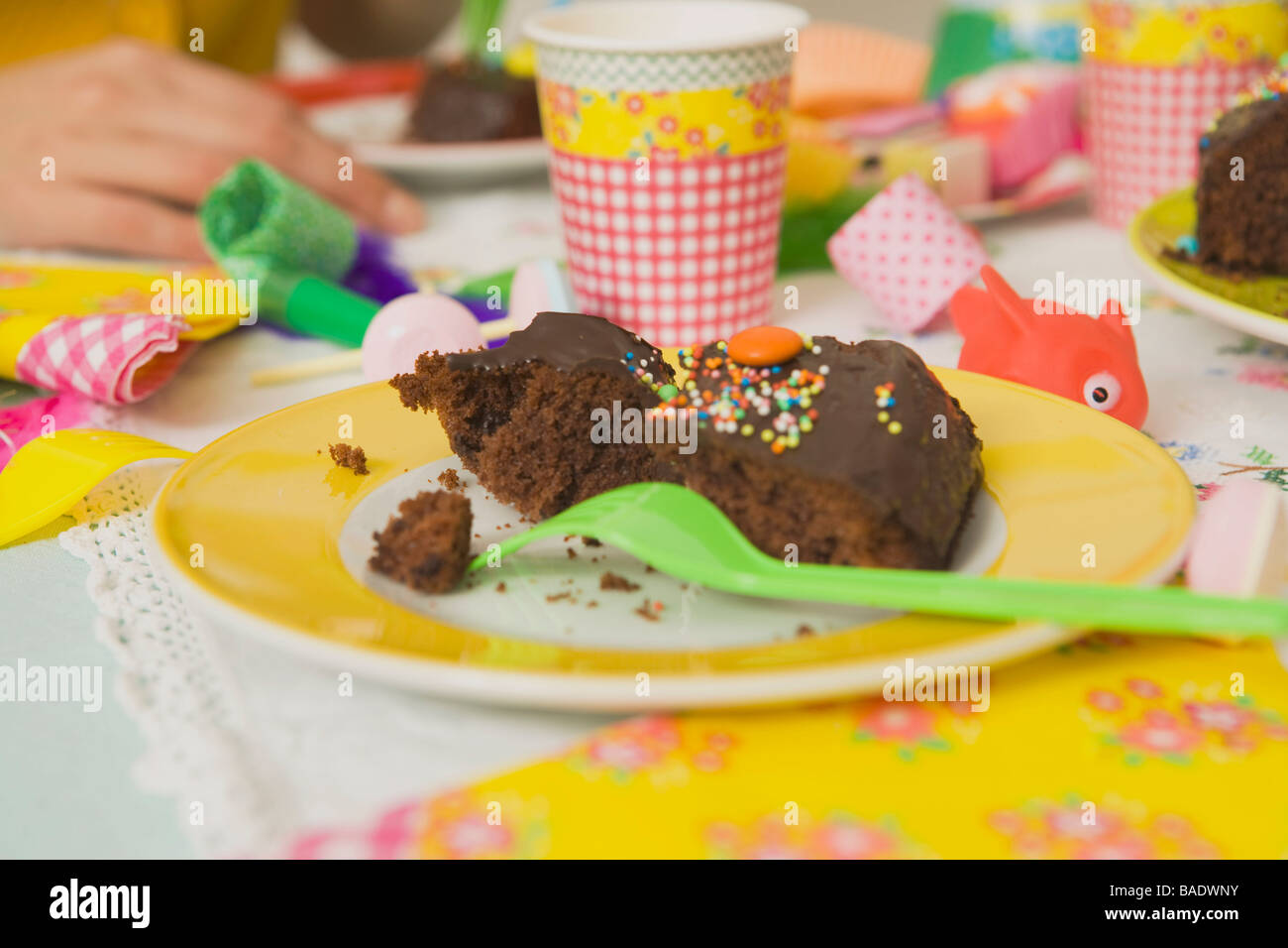 Partially eaten birthday cake hi-res stock photography and images - Alamy
