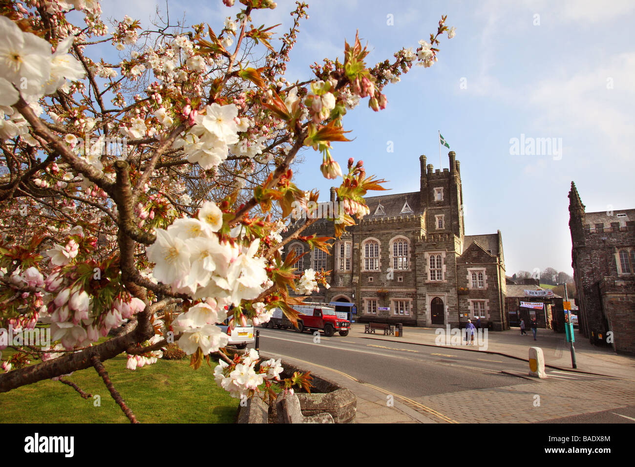 Tavistock Town Hall, Tavistock, Devon, England Stock Photo - Alamy