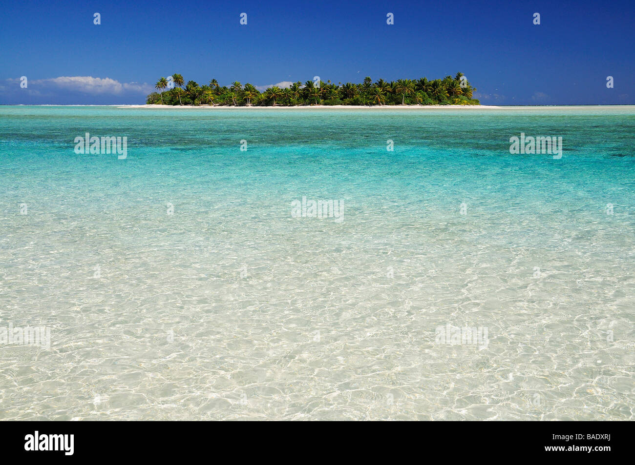Maina Island, Aitutaki Lagoon, Aitutaki, Cook Islands Stock Photo - Alamy