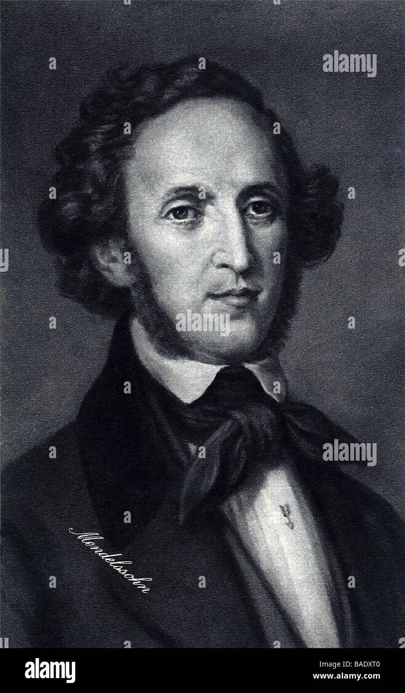 Felix Mendelssohn Bartholdy Stock Photo - Alamy
