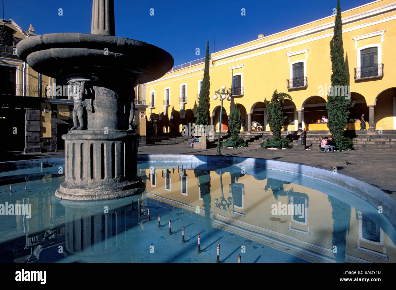 Mexico, Puebla State, Puebla, colonial historical center listed as ...