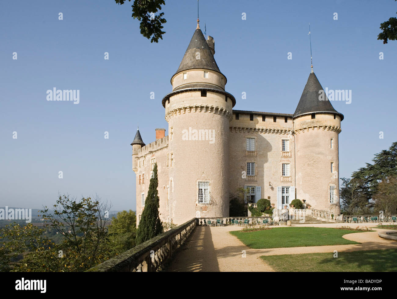France, Lot, Bas Quercy, luxury hotel Chateau de Mercues, formerly the ...