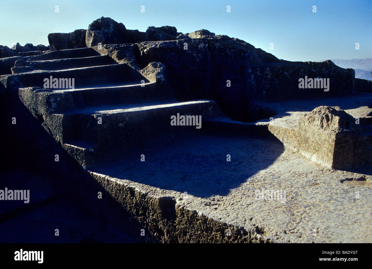 Quenko ruins Perú Stock Photo - Alamy