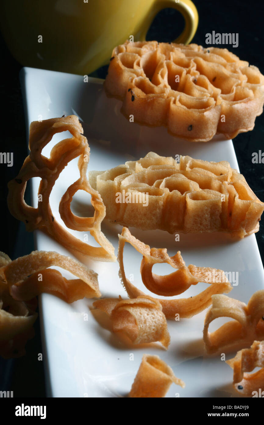 Achappam or Rose cookie is a sweet and crunchy snack of Kerala & it is ...