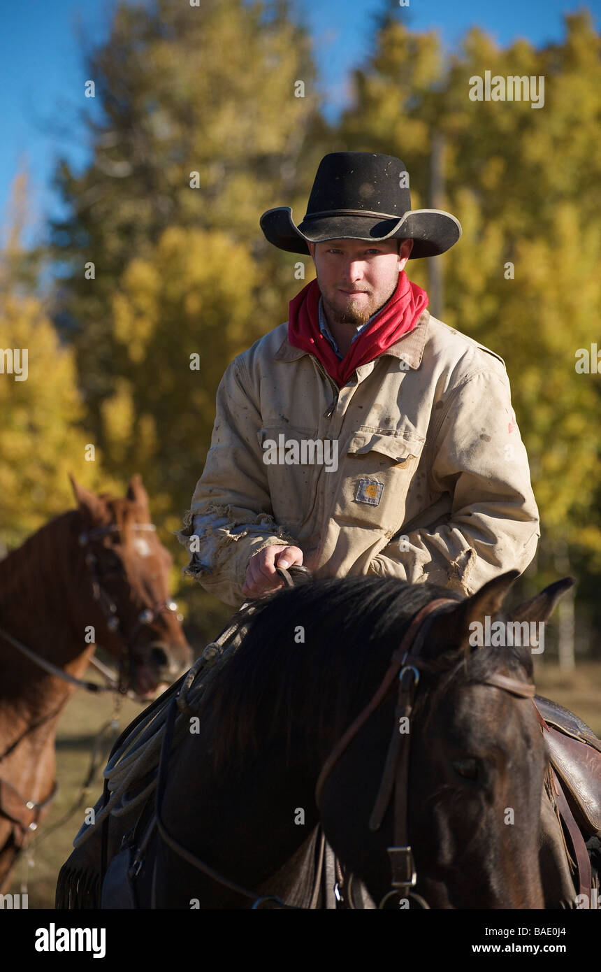 Cowboy Man Horse High Resolution Stock Photography and Images - Alamy