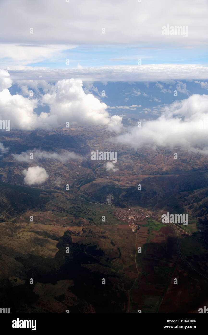 Peruvian Andes Mountains from an Aeroplane between Lima and Cusco ...