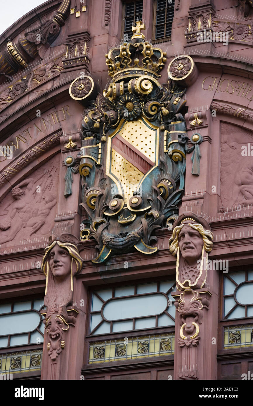Germany, Baden Württemberg, Heidelberg, University library, Jugendstil ...