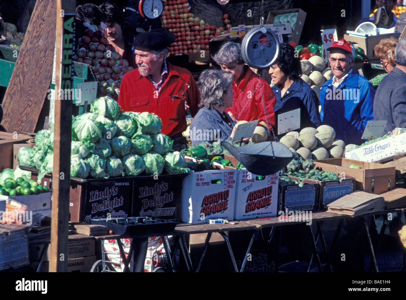 Haymarket in Historic North End in Boston Stock Photo - Alamy