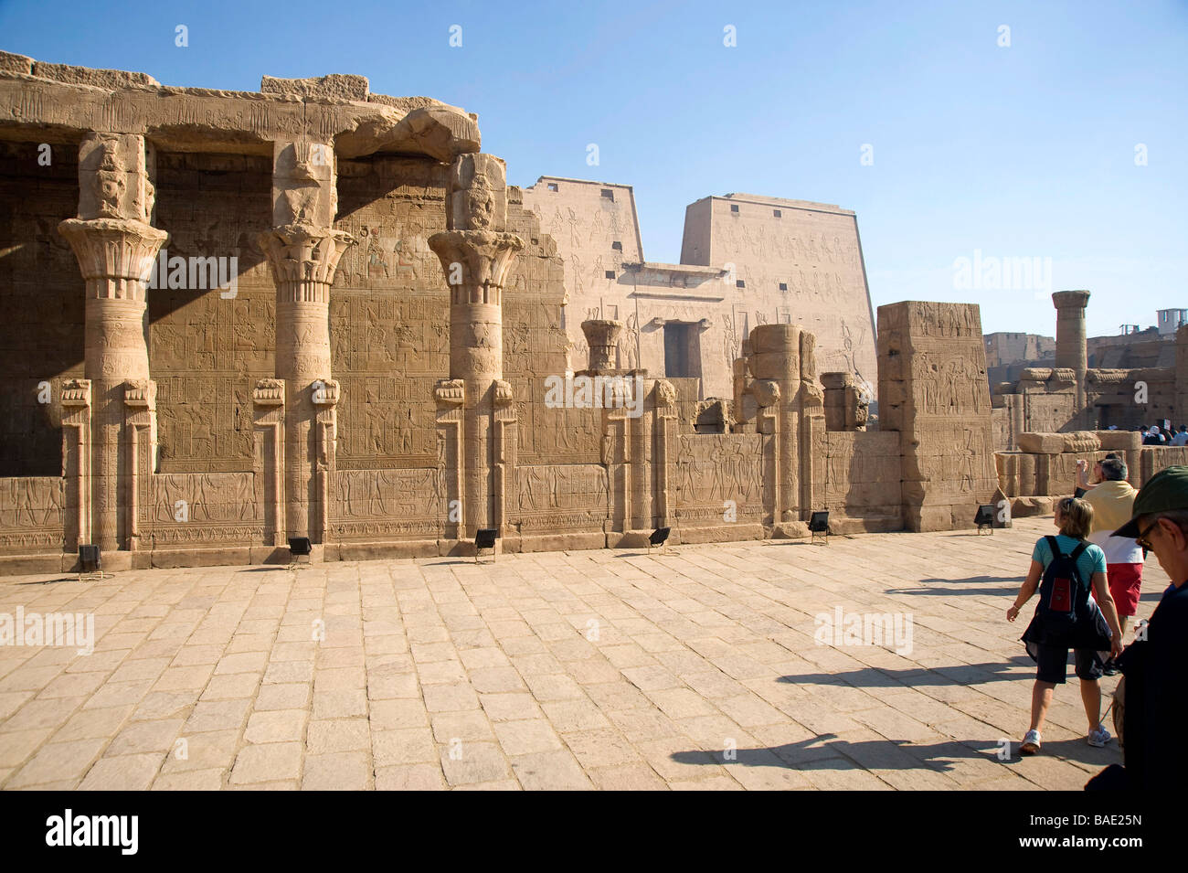 Temple of Horus, Edfu, Egypt, North Africa, Africa Stock Photo - Alamy