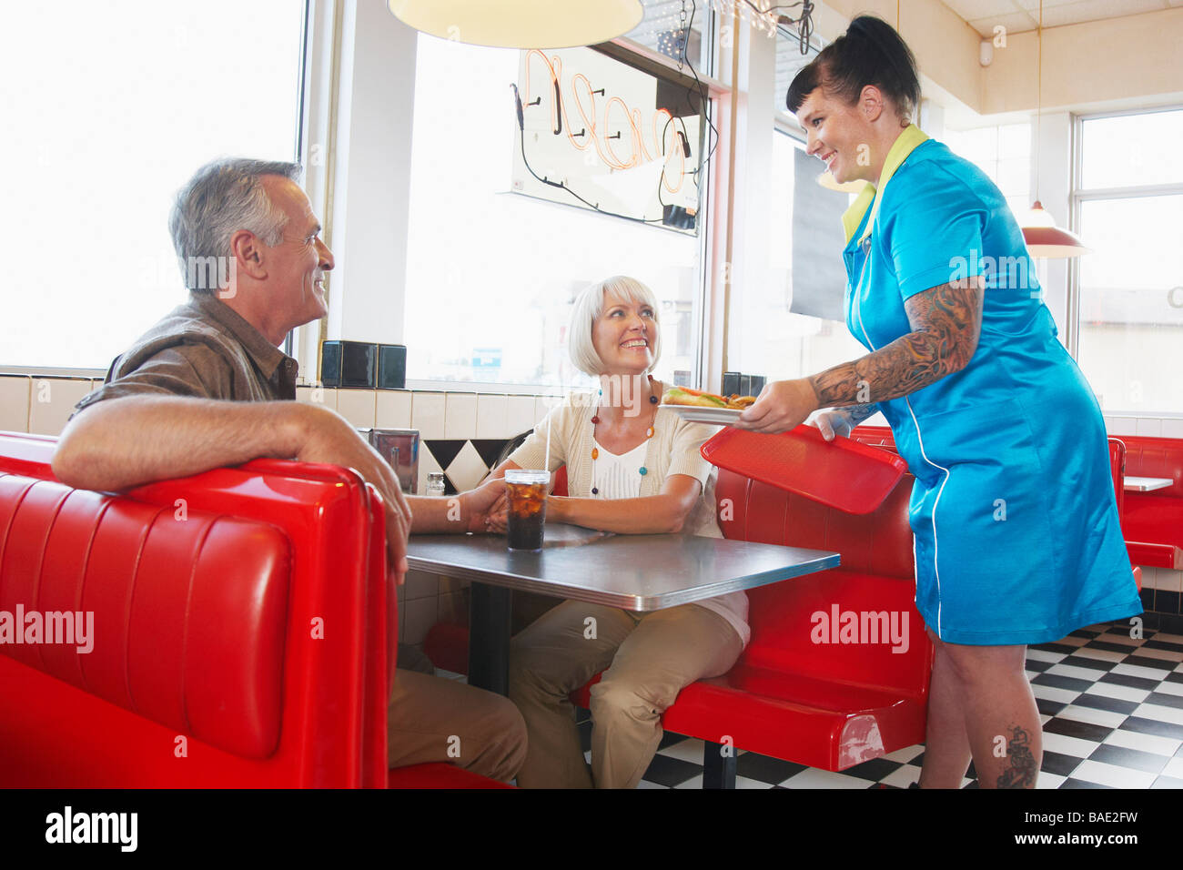 1950s dinner time hi-res stock photography and images - Alamy