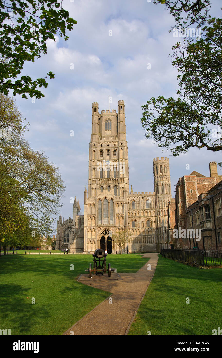 Ely Cathedral, Ely, Cambridgeshire, England, United Kingdom Stock Photo ...