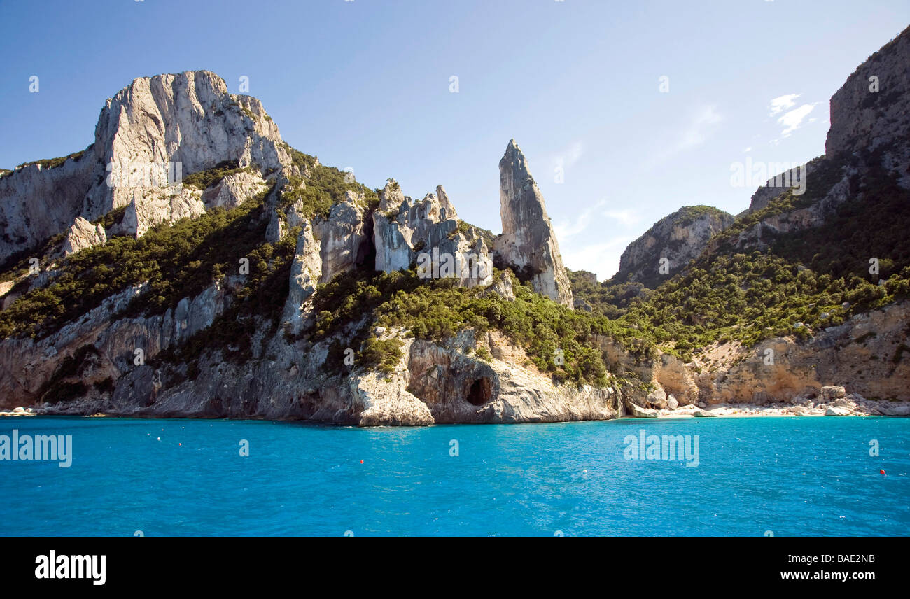 Cala Goloritzï¿½ creek, Golfo di Orosei, Sardinia, Italy Stock Photo - Alamy