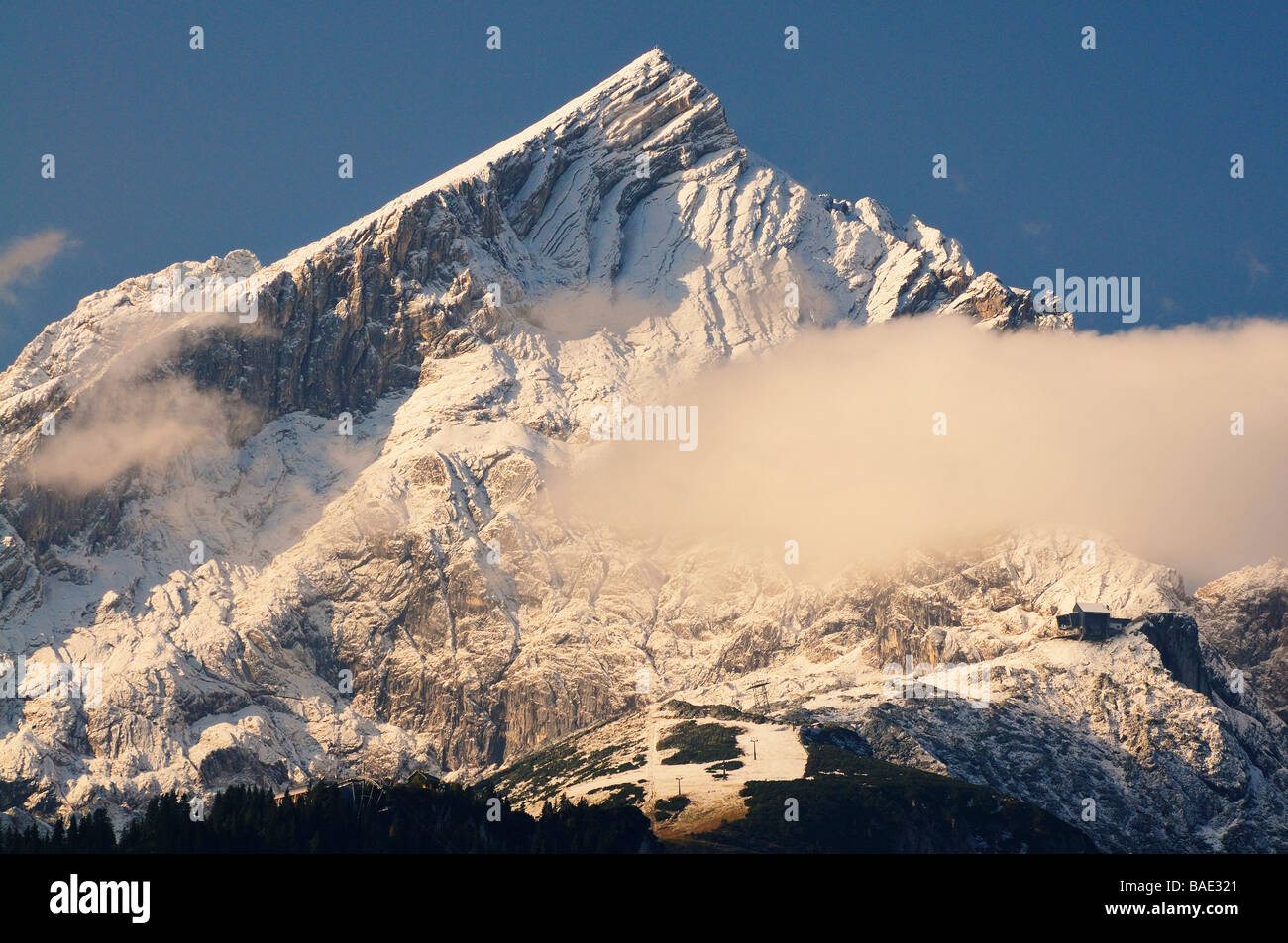 Mountain Summit, Alpspitze, Garmisch-Partenkirchen, Bavaria, Germany ...