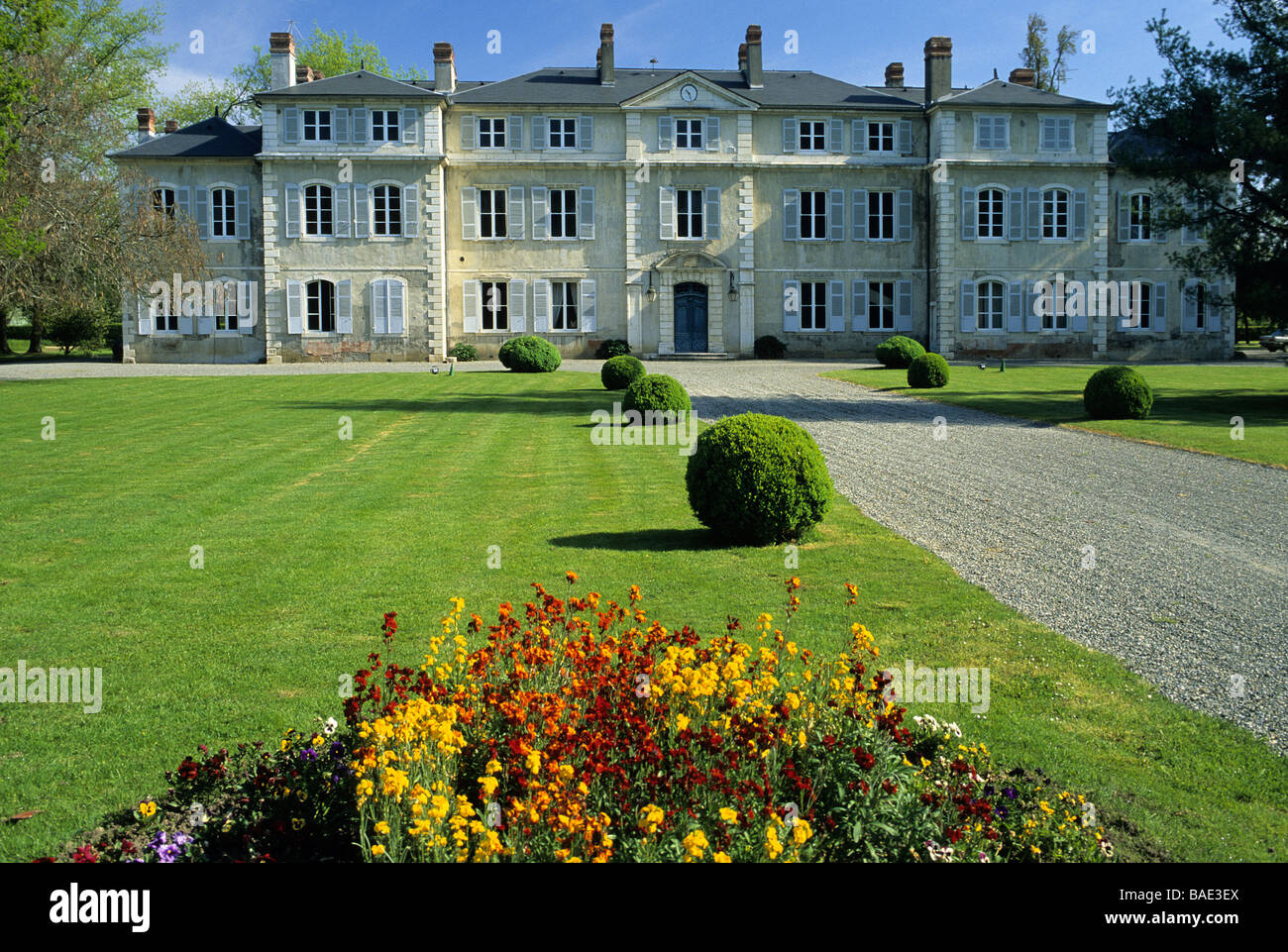 France, Pyrenees Atlantiques, Pau-Gélos, main building of the National ...